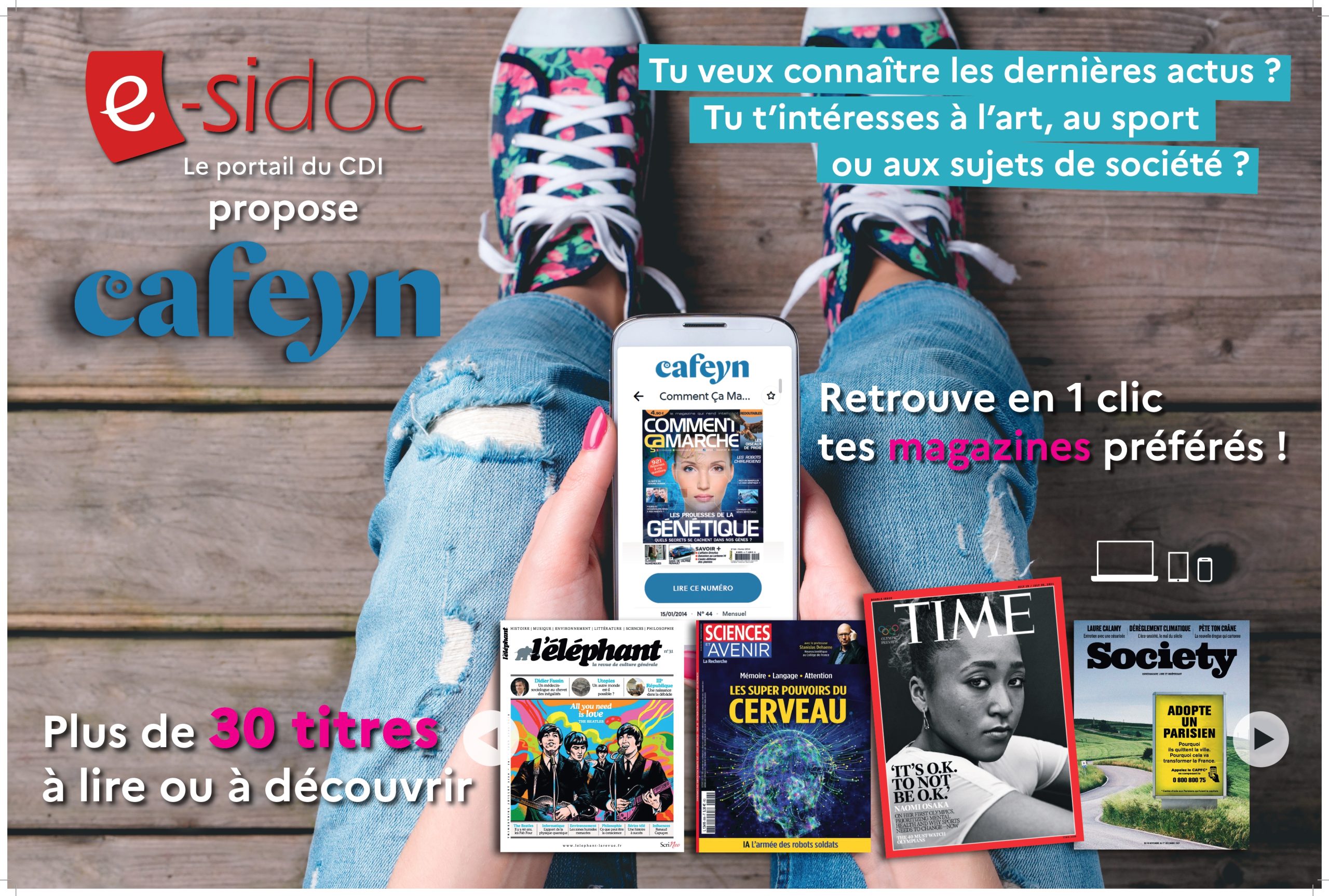 Accéder à la Presse, avec l’abonnement Cafeyn – Camp'Info