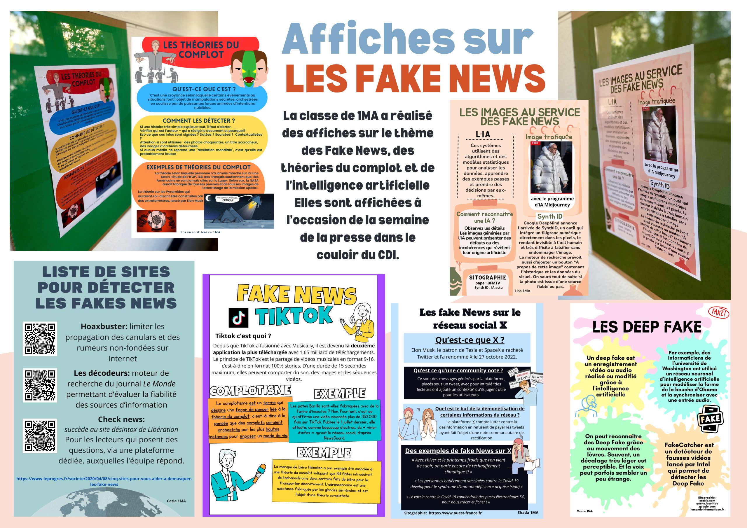 Affiches sur les Fake News – 1MA – Mag'News